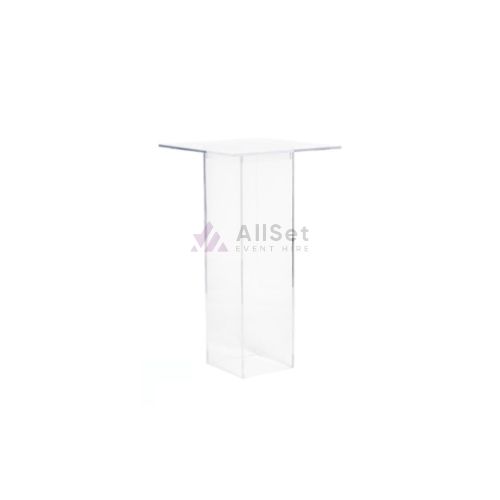 Ghost cocktail table – AllSet Event Hire